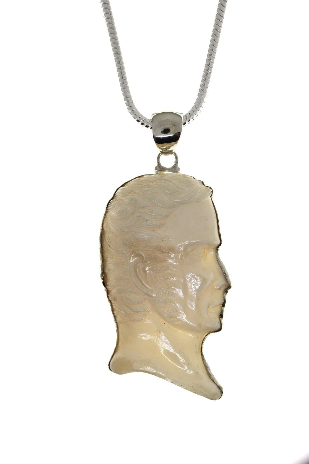 Gaius Julius Caesar Totem Goddess Face Bone Deer Antler Carving — Sarah ...