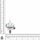 Dendritic Agate Merlinite Pendant 4mm Snake Chain P7684 — Sarah Designs ...