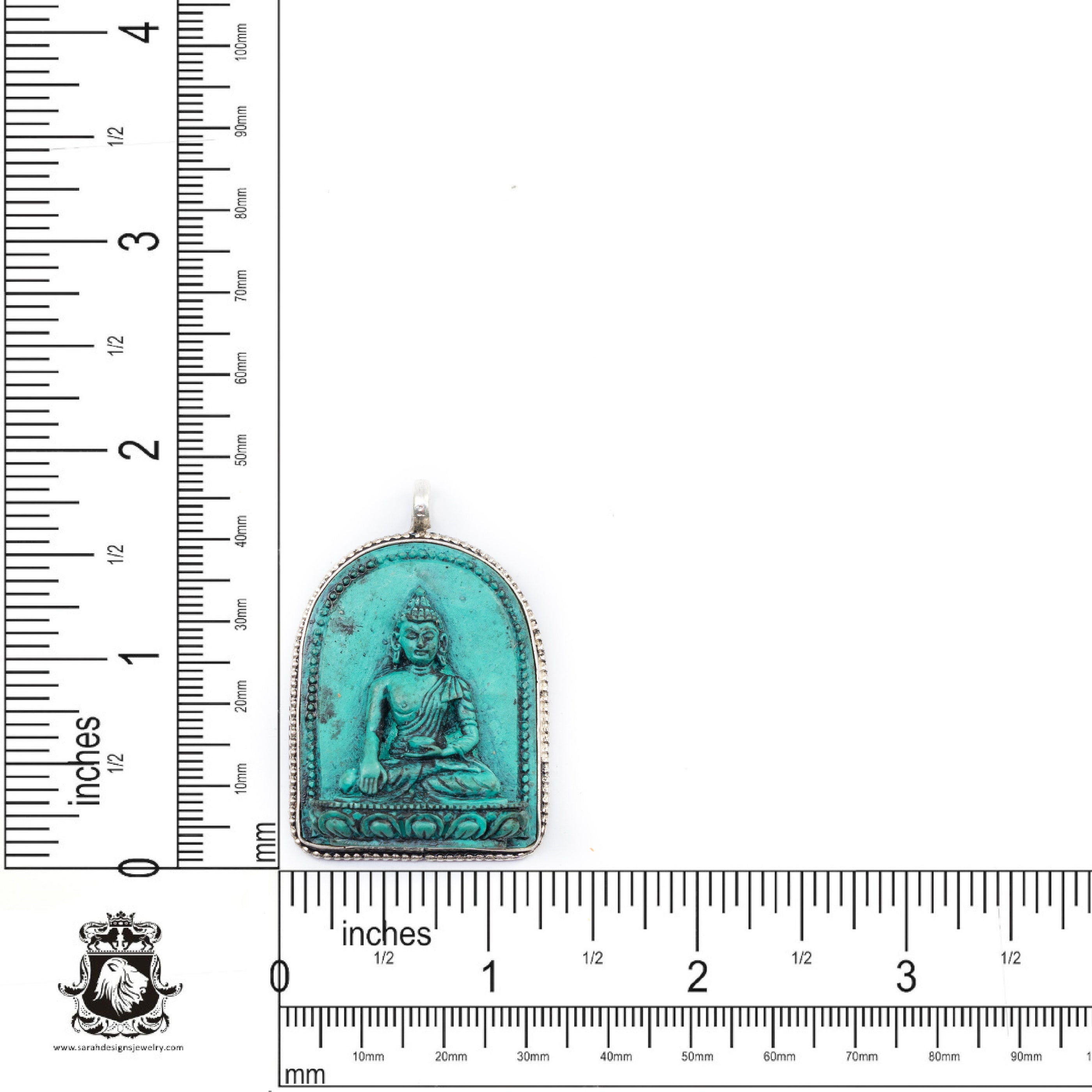 Gautama Buddha Pendant 4mm Snake Chain N51 — Sarah Designs Jewelry